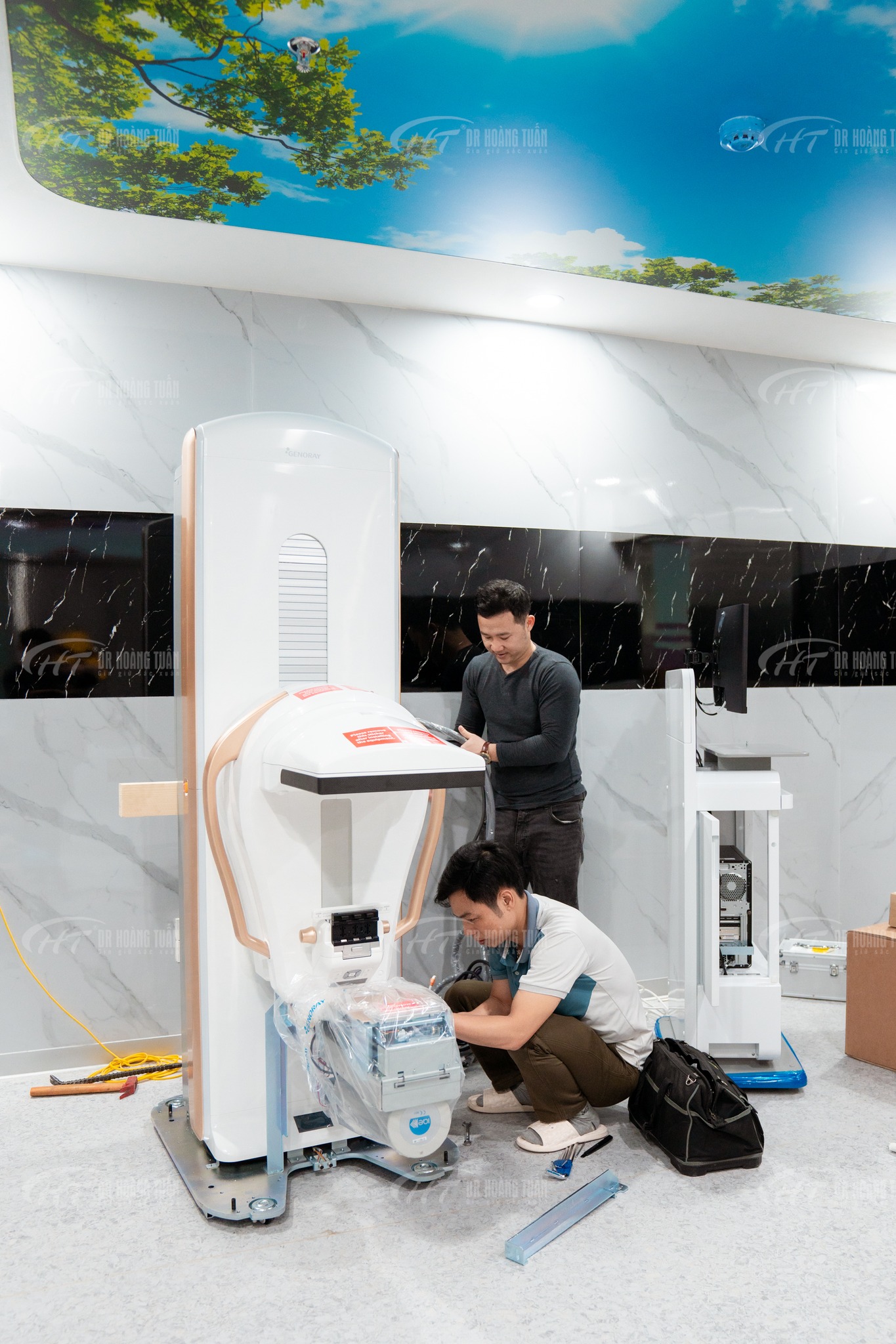 PHÒNG KHÁM ĐA KHOA HOÀNG TUẤN ĐƯA VÀO SỬ DỤNG MÁY MAMMOGRAPHY 3D HESTIA T - GENORAY